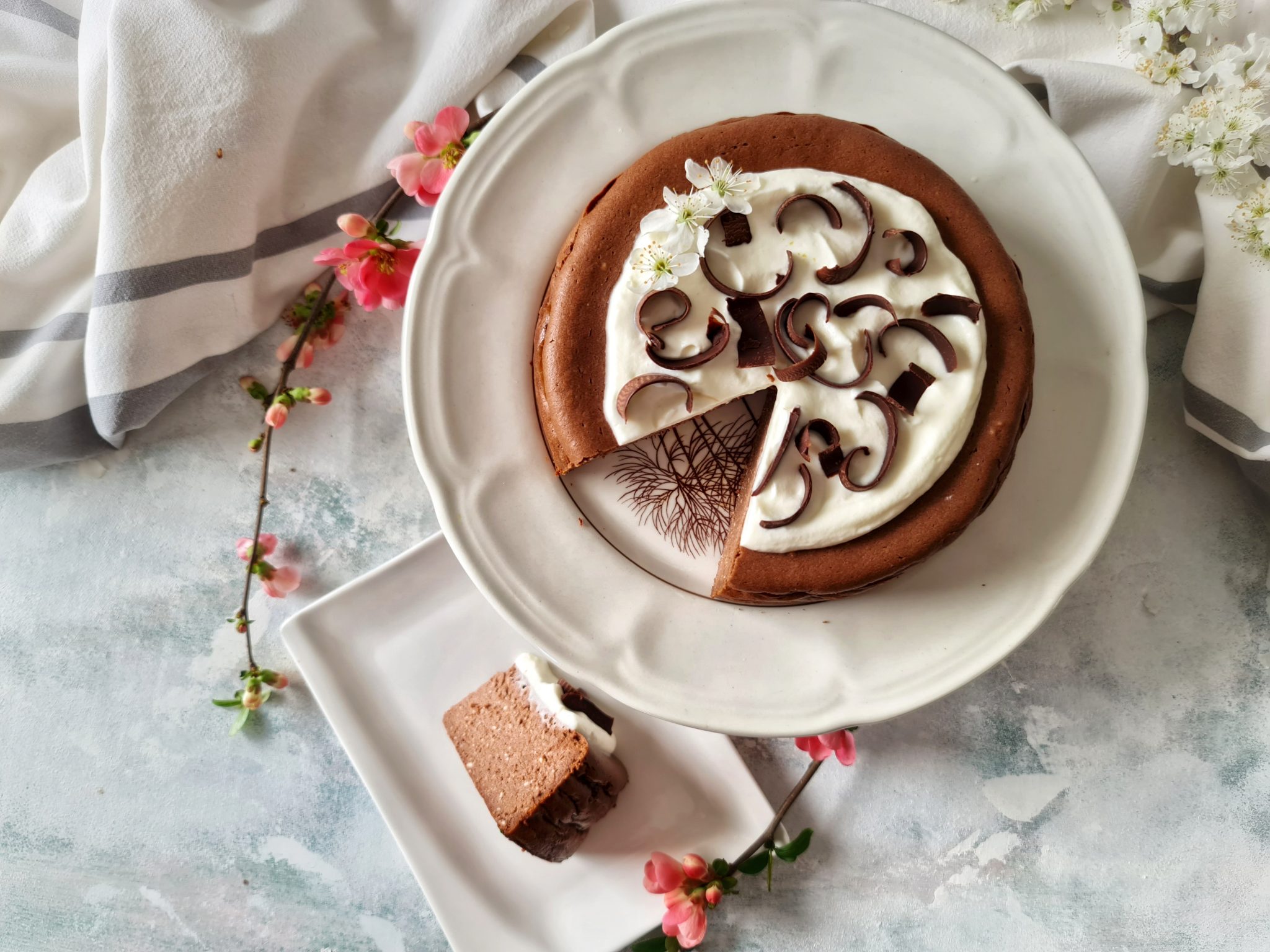 Cheesecake copt cu ciocolată - rețetă de sărbătoare - Adi Hădean