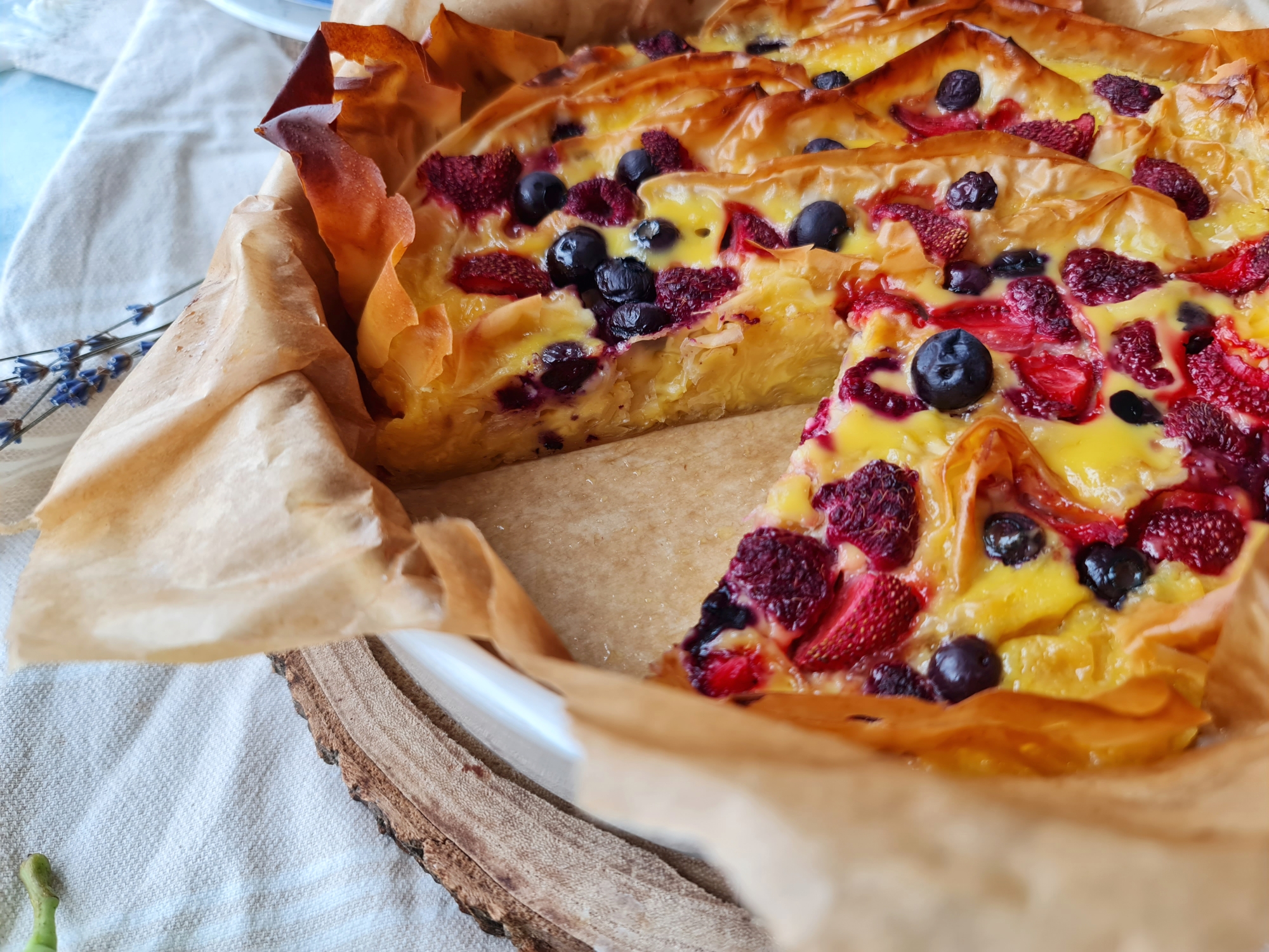 Plăcintă ciufulită sau ruffled pie - un desert ușor - Adi Hădean