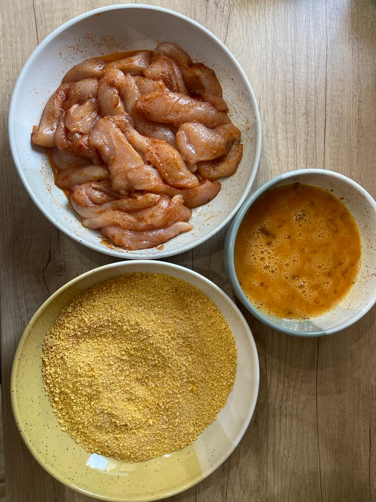 Crispy de pui cu cartofi la cuptor-Bunătate atât pentru cei mici, cât ...